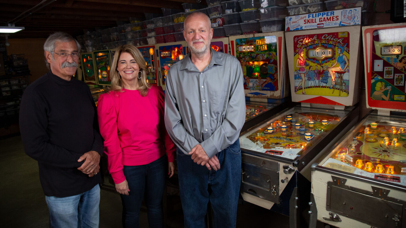 ‘Slick Chick’ and ‘Cow Poke’ Part of Pinball Machine Collection