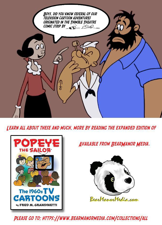 History of the Infamous 1960’s 'Popeye' TV Cartoon Series