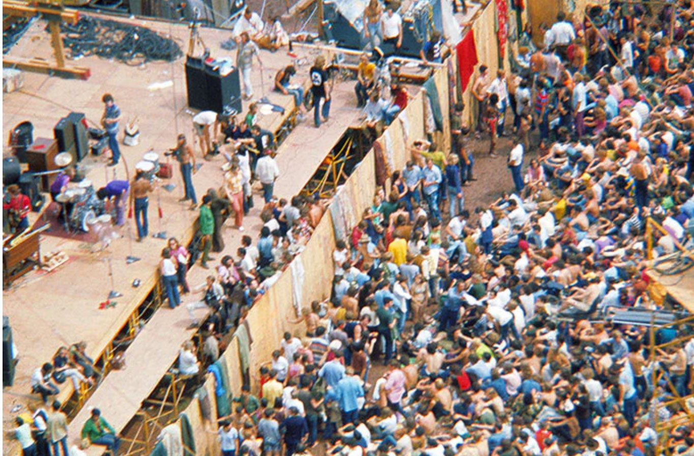 Original Woodstock Stage Found Deep in the Woods