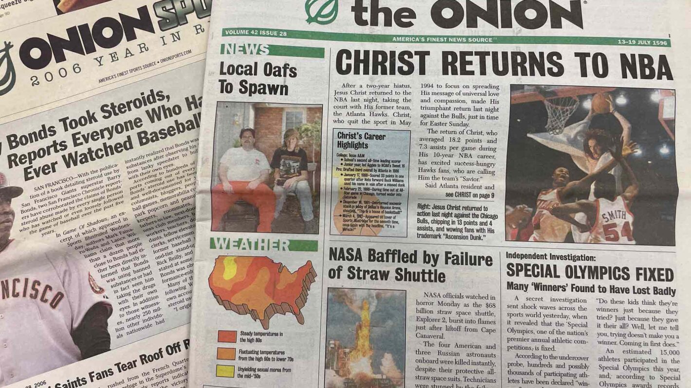 'The Onion,' America's Finest News Source, to Restart the Presses With ...