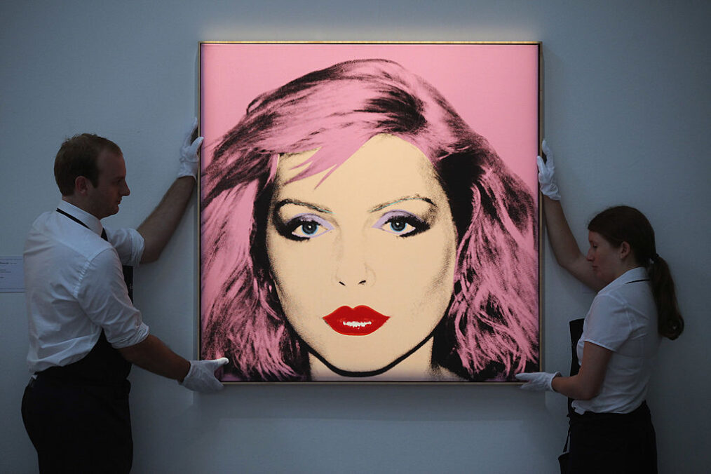 1985 Debbie Harry Portrait By Andy Warhol Rediscovered And Being Sold