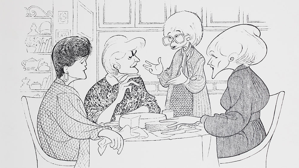 Al Hirschfeld Drew the Sitcoms You Love & Now You Can Buy a Piece of ...