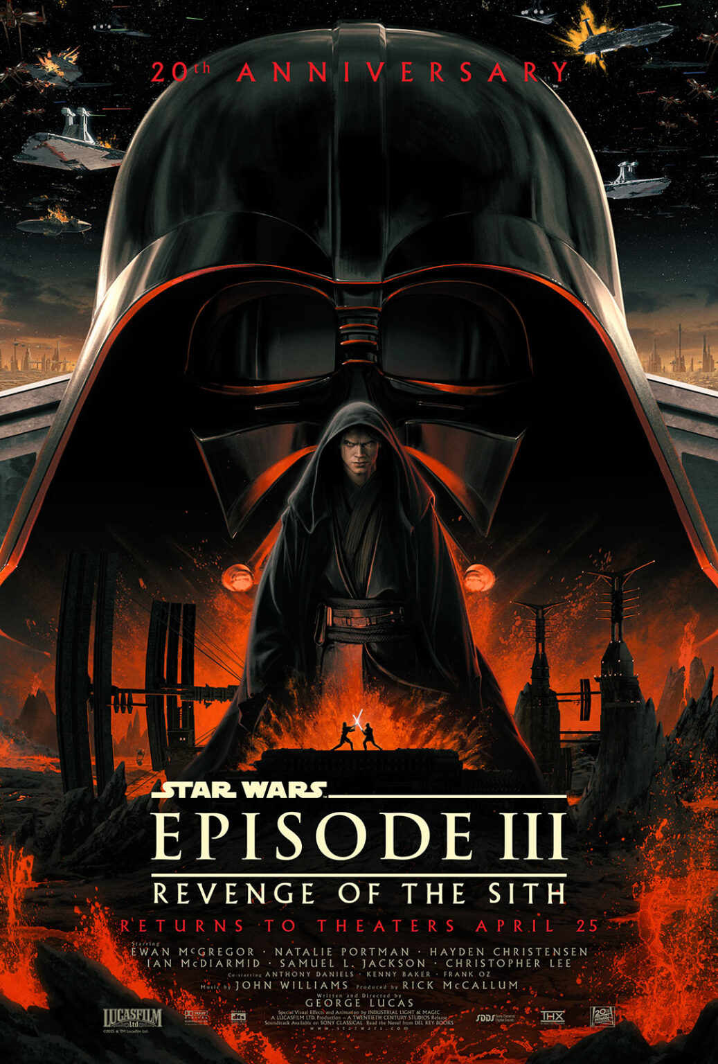 'Star Wars: Revenge of the Sith' 20th Anniversary Theatrical Re-Release ...