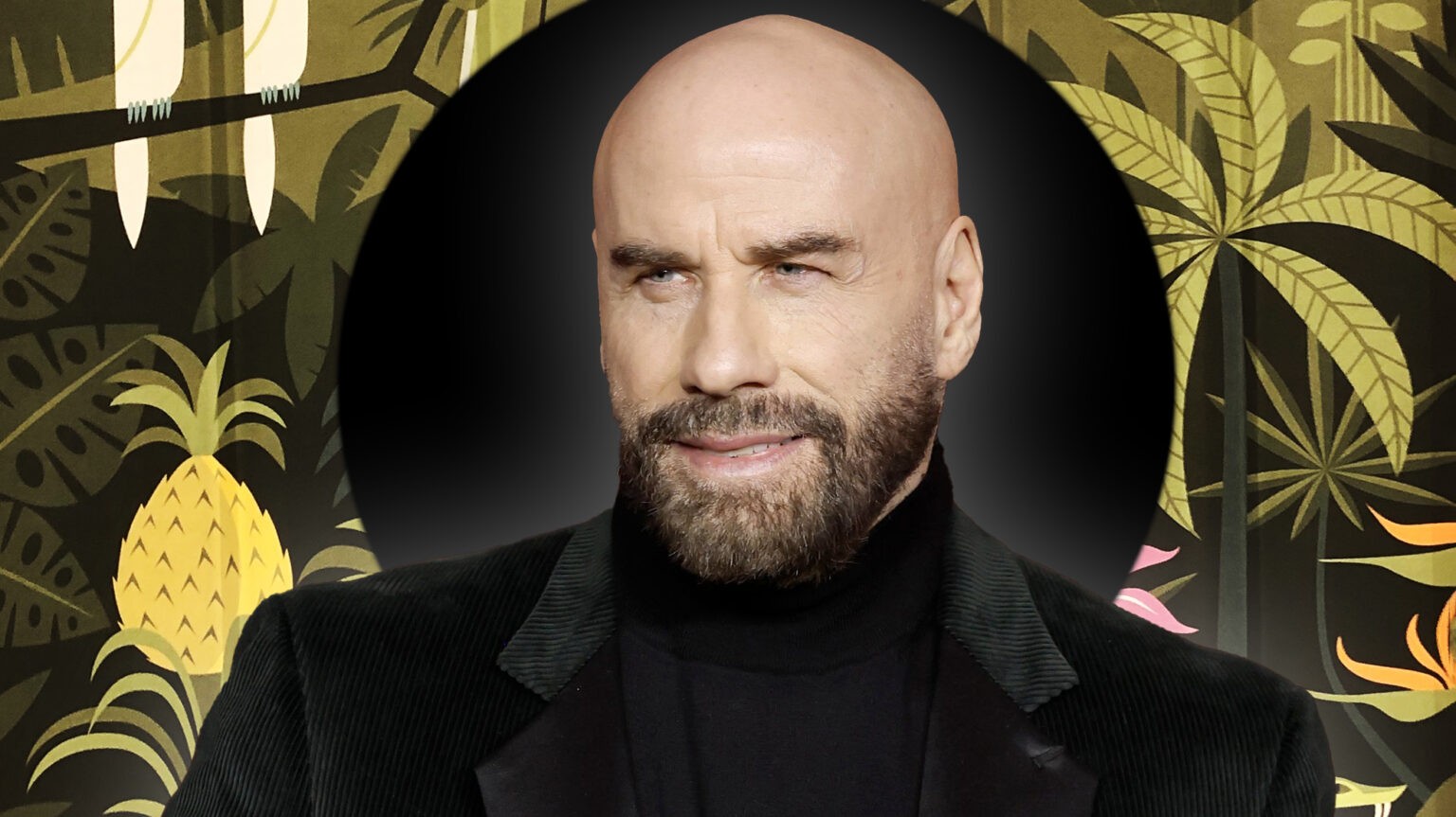 John Travolta Celebrates 71st Birthday With Artist Shag in Palm Springs