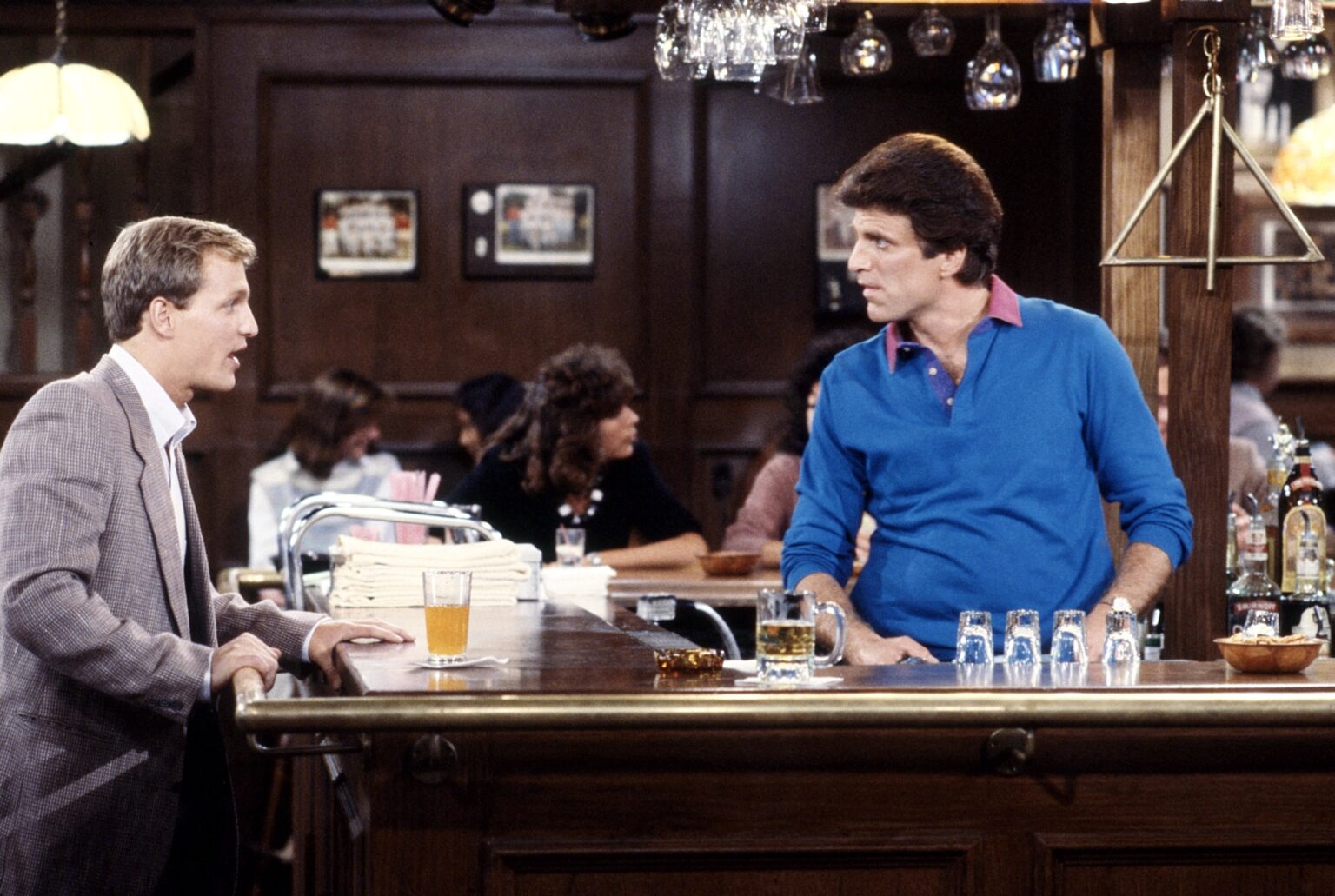 Ted Danson Reveals His Rivalry With Woody Harrelson on the Set of 'Cheers'