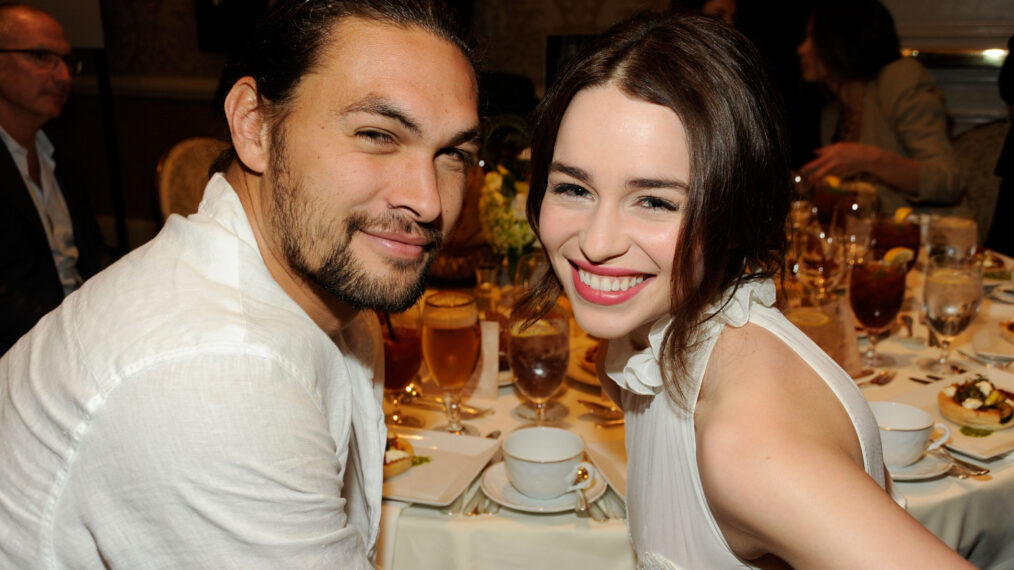 Jason Momoa & Emilia Clarke Reunite 15 Years After His 'Game of Thrones ...