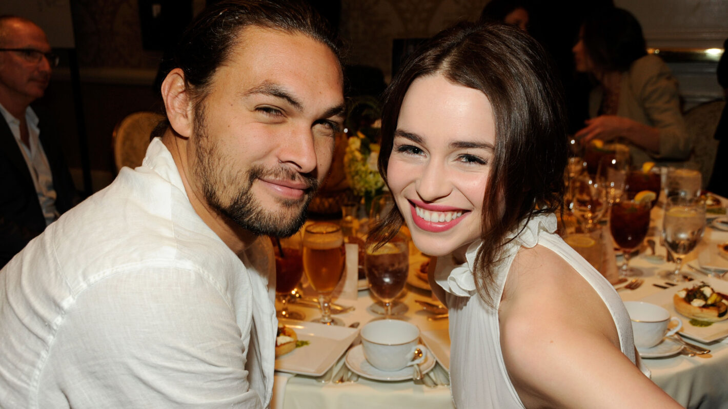 Jason Momoa & Emilia Clarke Reunite 15 Years After His 'Game of Thrones ...